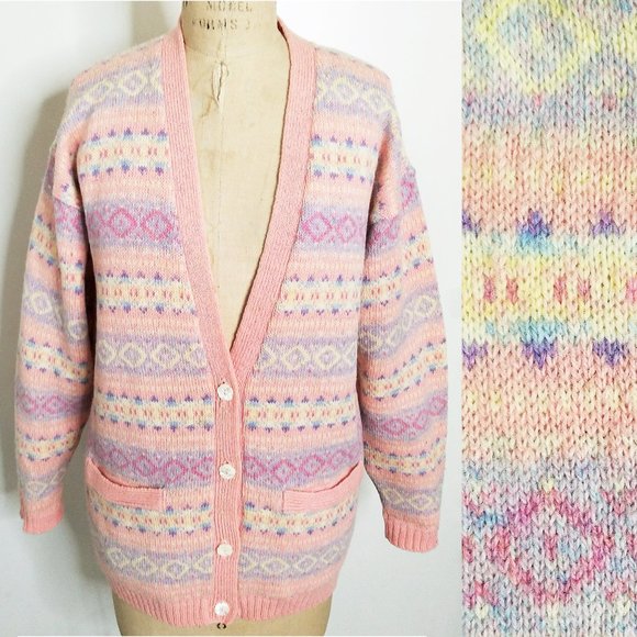 Talbots Vintage | Sweaters | Vintage Talbots Womens Knit Cardigan ...